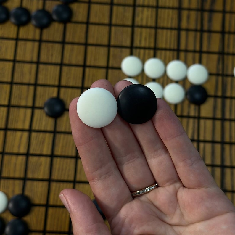 Go Game Board | Natural Go Set | Go Spiel | Go Brett | Weiqi | Go Bowls ...