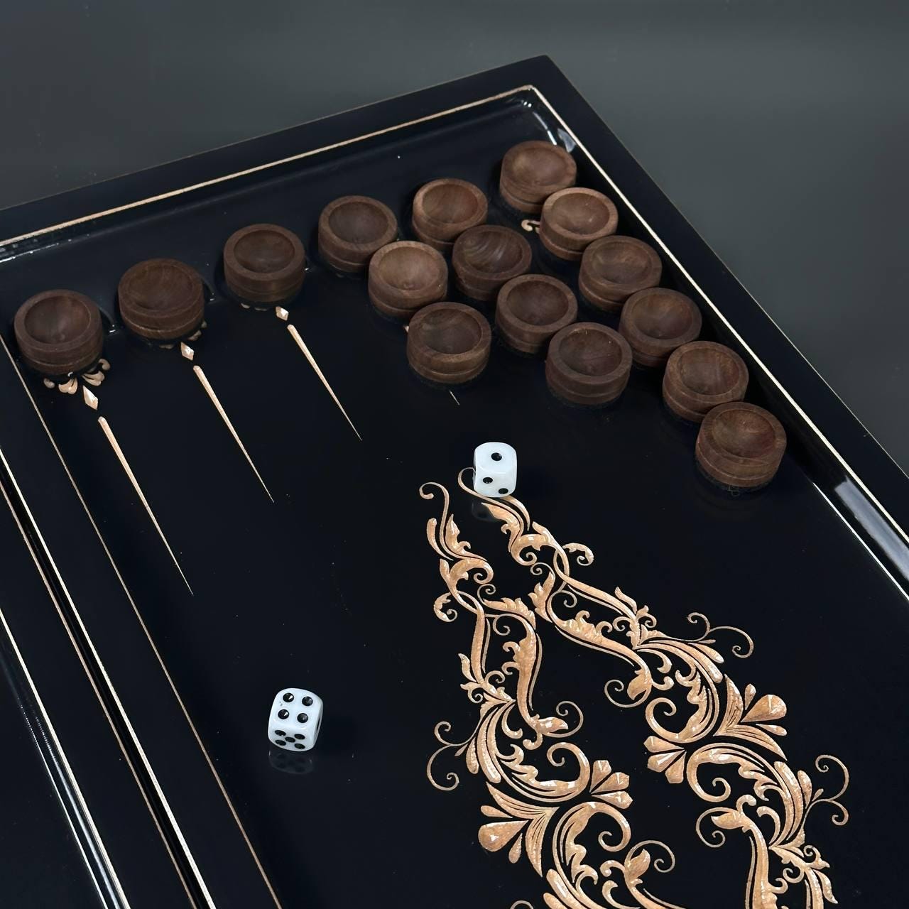 Ash Wood Backgammon Set, Game Board, Outdoor Game, Tabletop Game ...