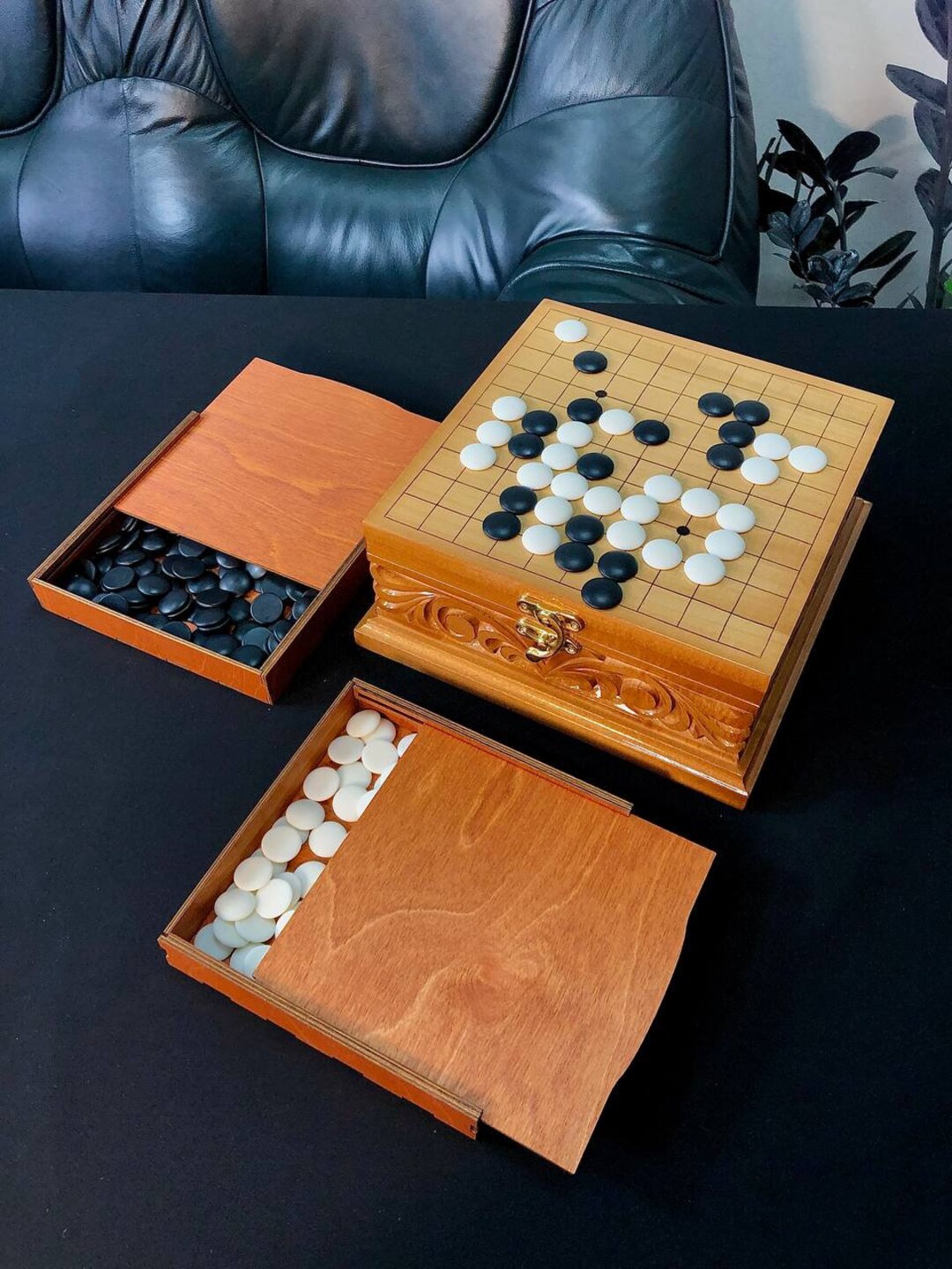 Chinese Go Game 9x9, Go Bowls, Classic Board Game, Fathers Day Gift, Go ...