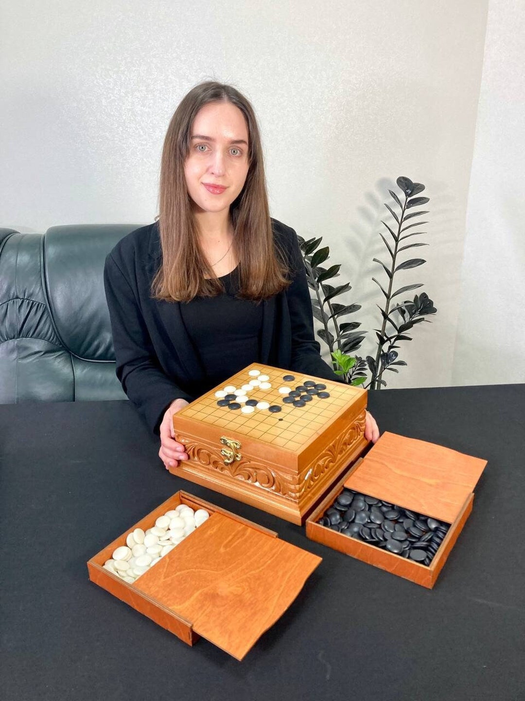 Chinese Go Game 9x9, Go Bowls, Classic Board Game, Fathers Day Gift, Go ...