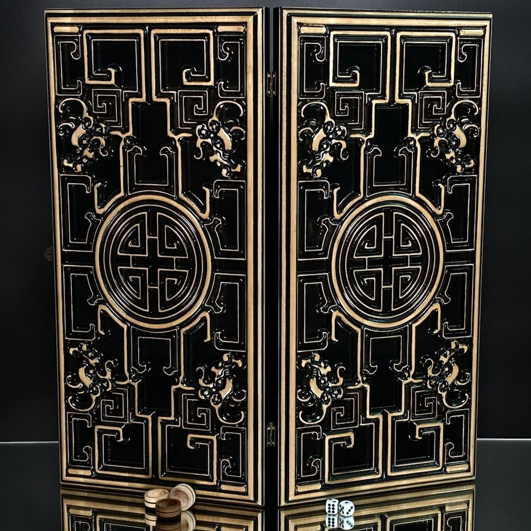 Luxury Maple Wood Backgammon Set, Game Board, Outdoor Game, Tabletop ...