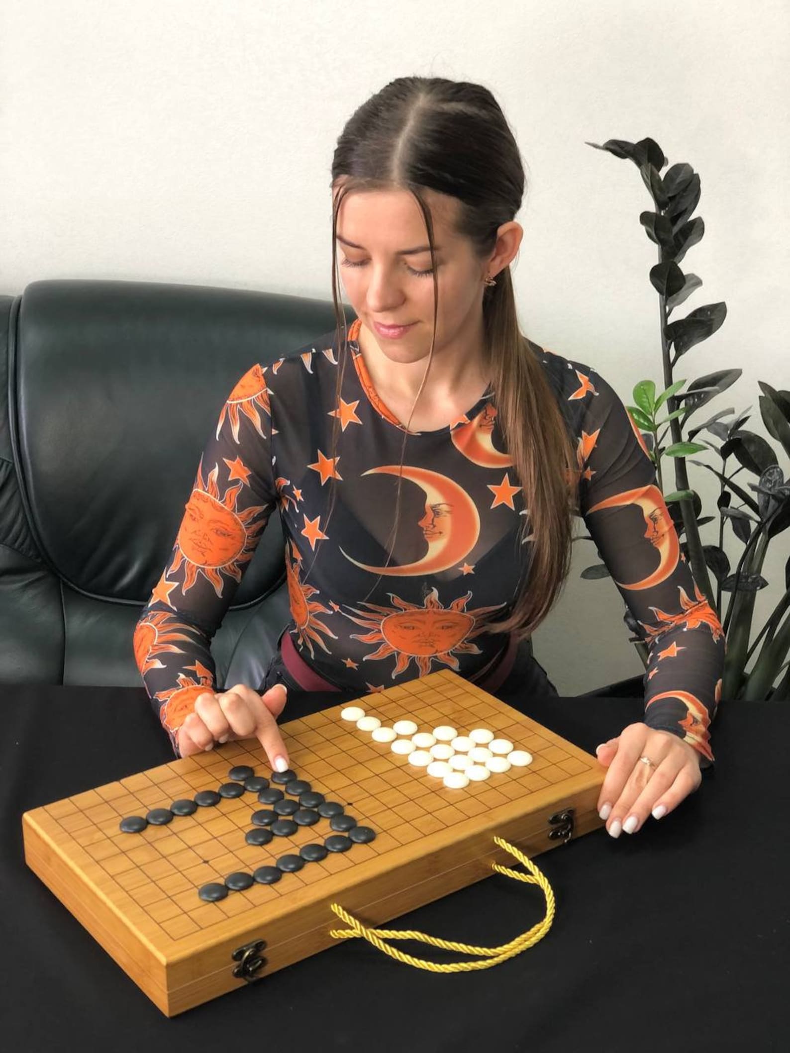 Go Board Game With Bowls and Stones, Chinese Go Game, Go Bowls, Classic ...