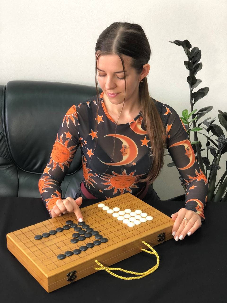 Go Board Game With Bowls and Stones, Chinese Go Game, Go Bowls, Classic ...