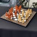 Limited Collection Acrylic Stone Chess Backgammon Checkers Set With ...