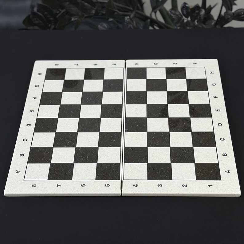 Classic Acrylic Stone Chess Backgammon Checkers Set With Case, No ...