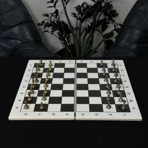 Classic Acrylic Stone Chess Backgammon Checkers Set With Case, No ...