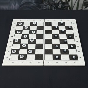 Classic Acrylic Stone Chess Backgammon Checkers Set With Case, Luxury ...