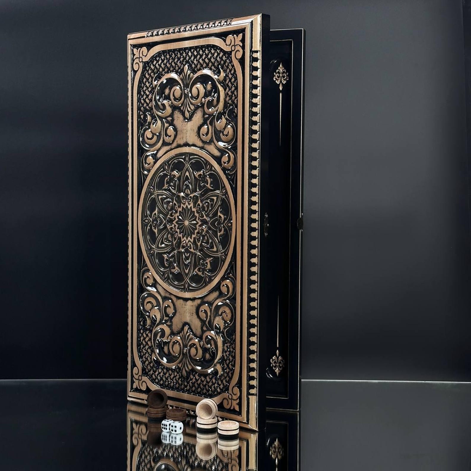 Ash Wood Backgammon Set, Game Board, Outdoor Game, Tabletop Game ...