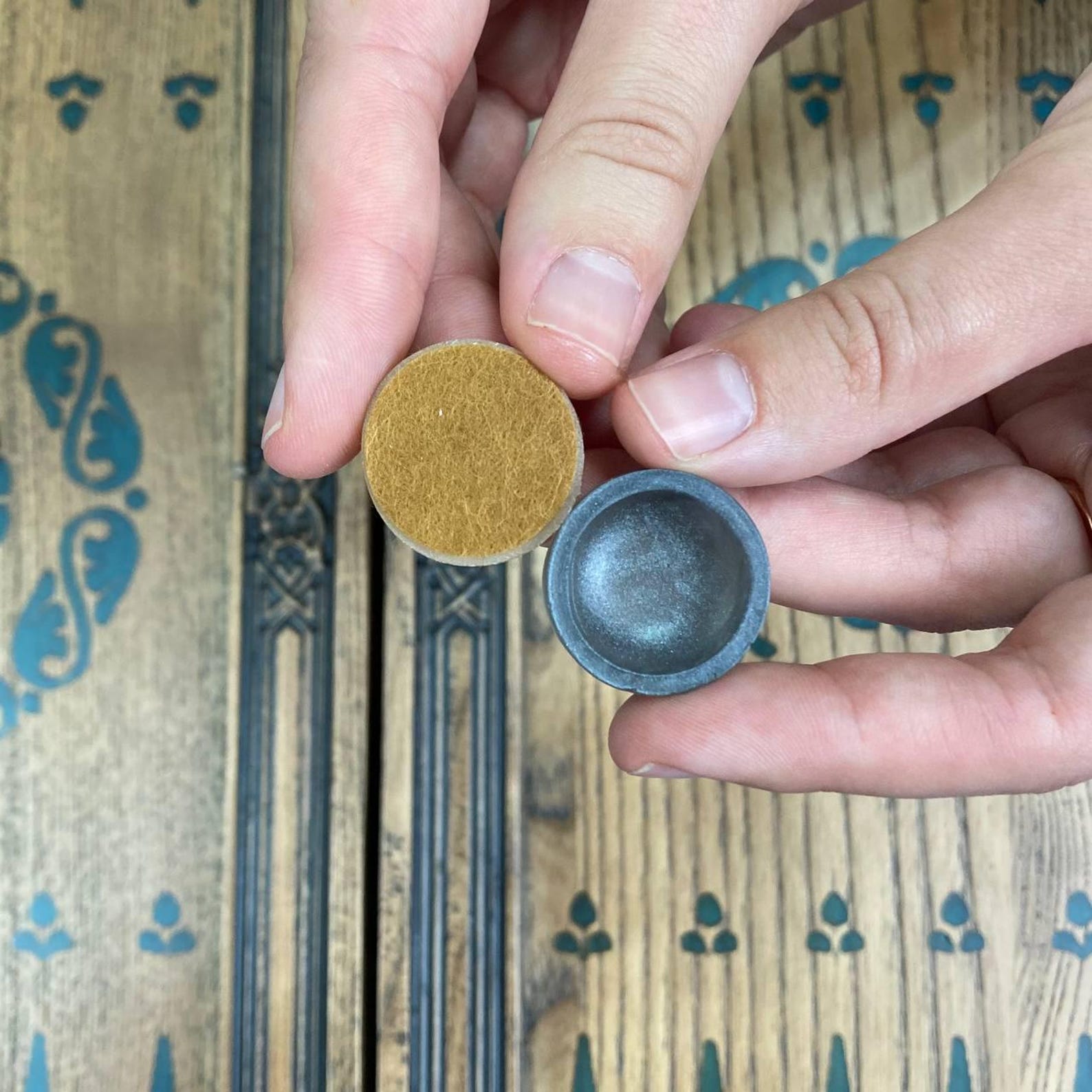 Wood&blue Epoxy Resin Backgammon Set, Tabletop Board Game, Retirement ...