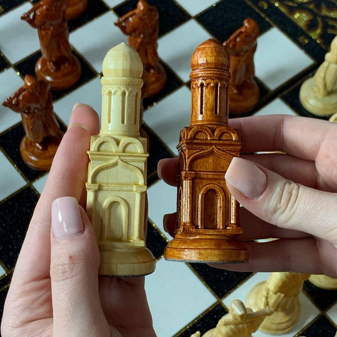 Limited Collection Acrylic Stone Chess Backgammon Checkers Set With ...