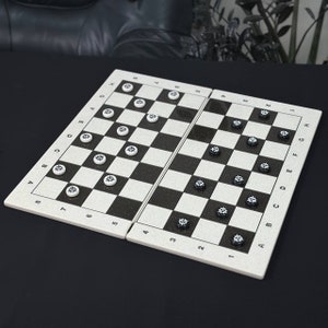 Classic Acrylic Stone Chess Backgammon Checkers Set With Case, No ...