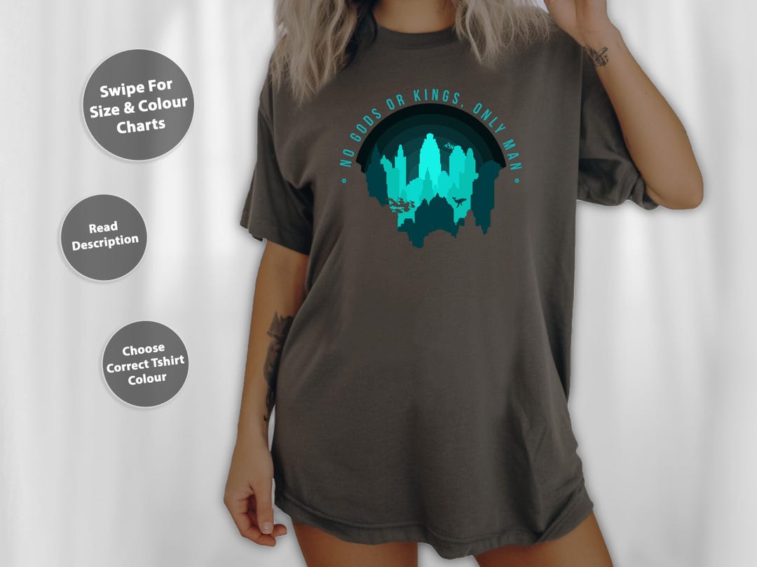 No Gods No Kings Only Man - Rapture Bioshock Premium T-shirt ...