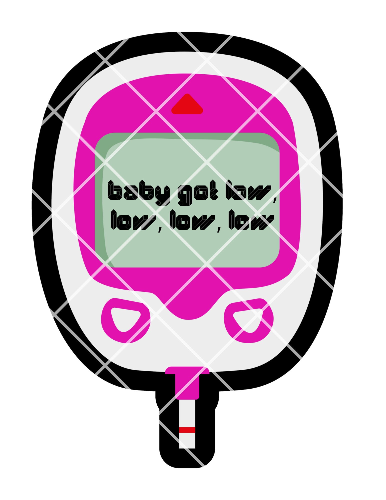 Fun Medical SVG Stickers: Glucometer, Nurse, Diabetic Humor Digital Art ...