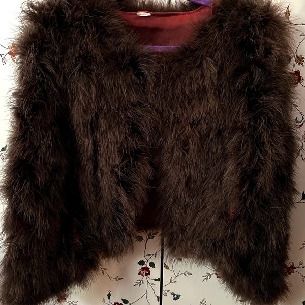 Feather Jacket - Etsy