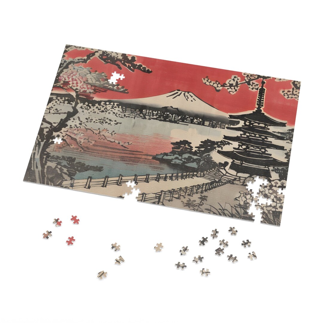 Hiroshima Peace Memorial Park Ukiyo-e Inspired, Jigsaw Puzzles, Puzzles for Kids, Landscape ...