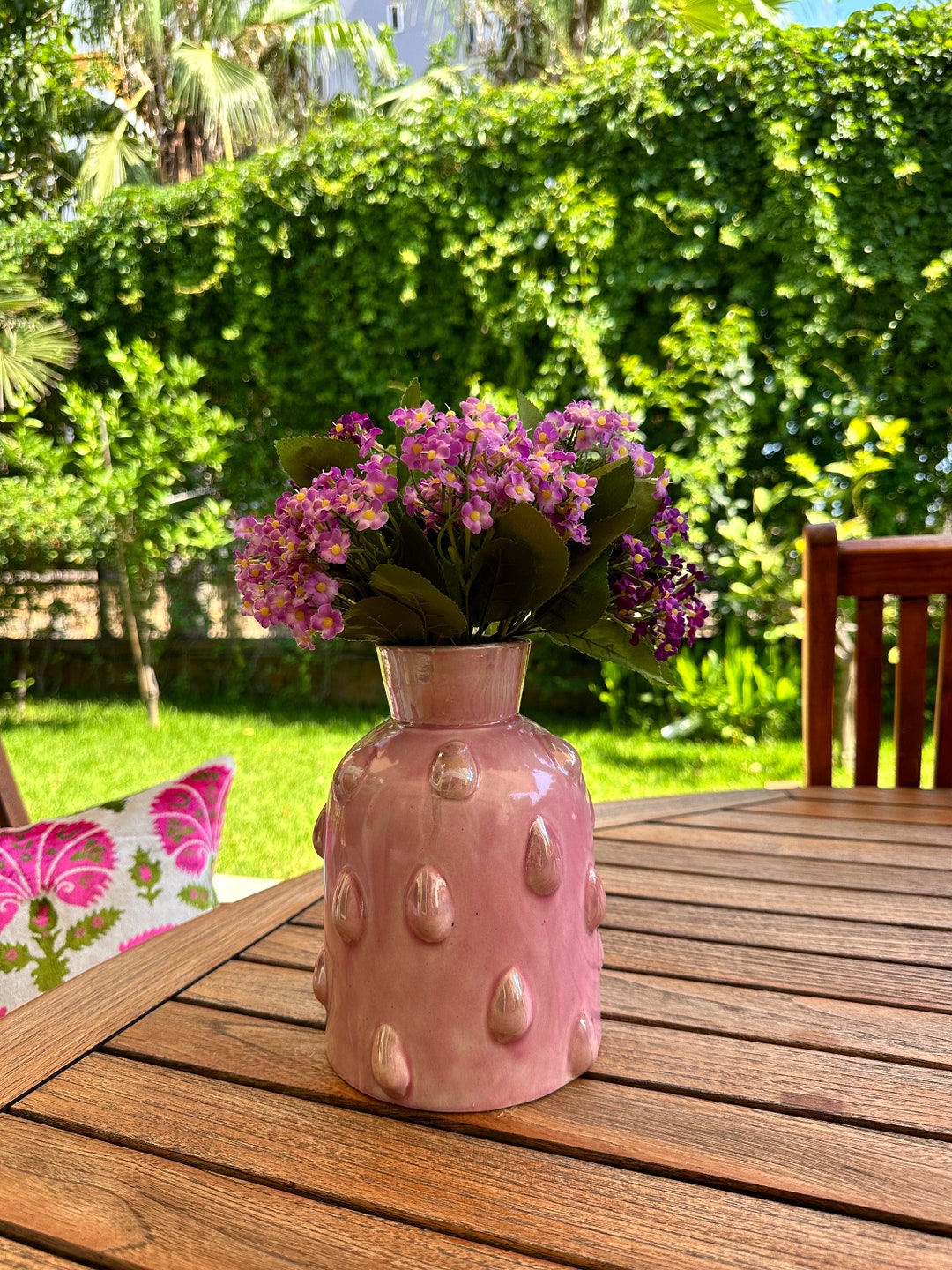 Pastel Whisper Drip Ceramic Masterpiece, Romantic Soft Toned Vase ...