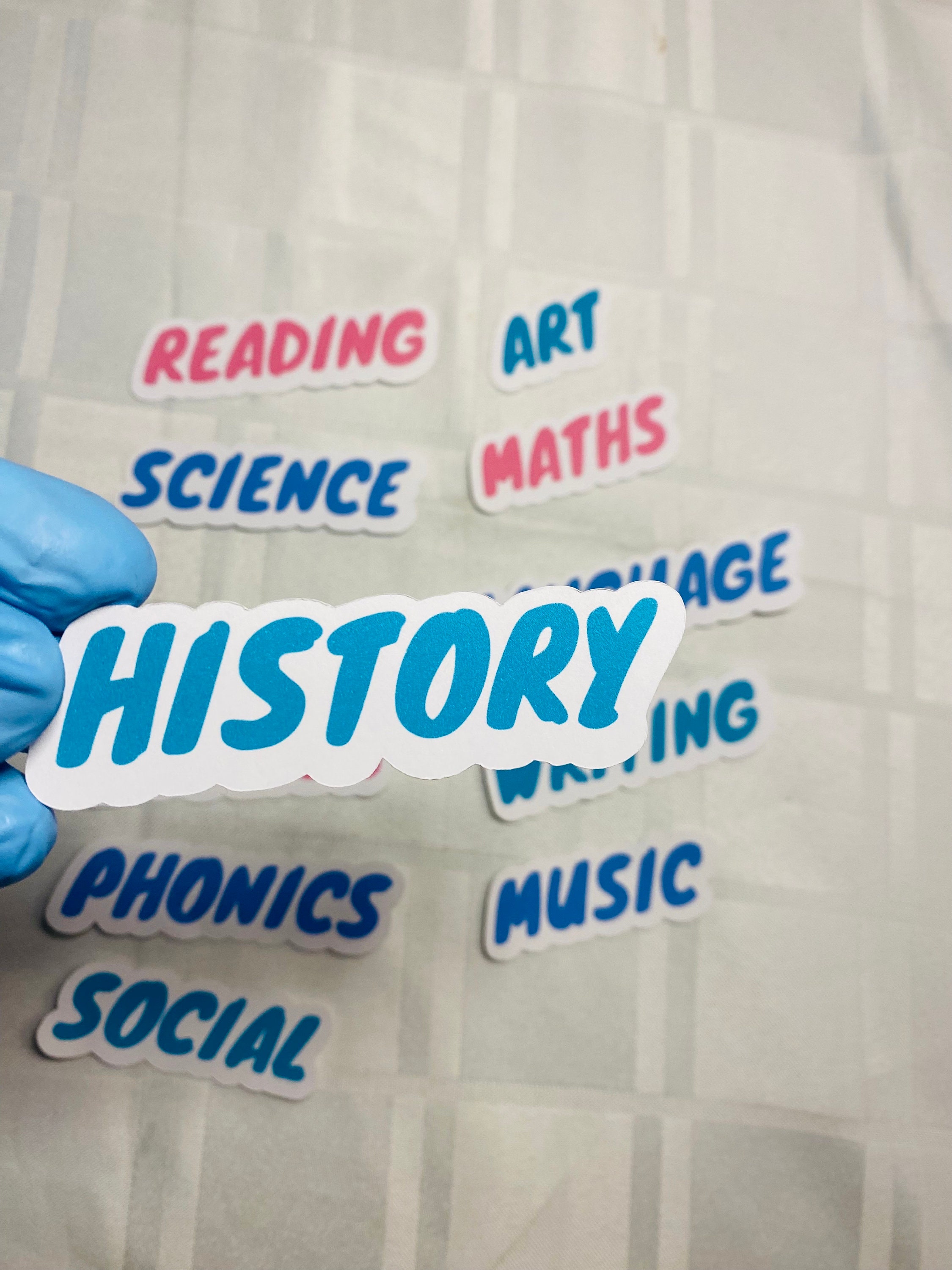 12 School Subject Labels, Folder Labels, Binder Label-back to School ...