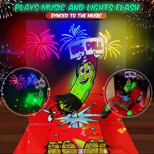 Funny Singing Pickle Musical Birthday Card for Men Women Kids and All ...