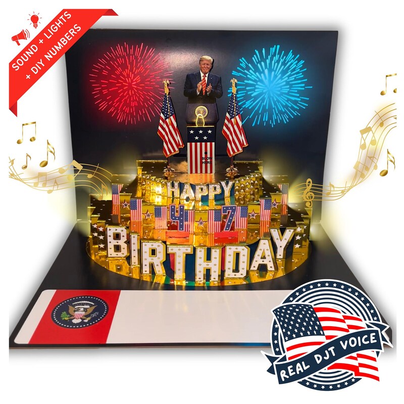 Personalized Donald Trump Birthday Card - Etsy