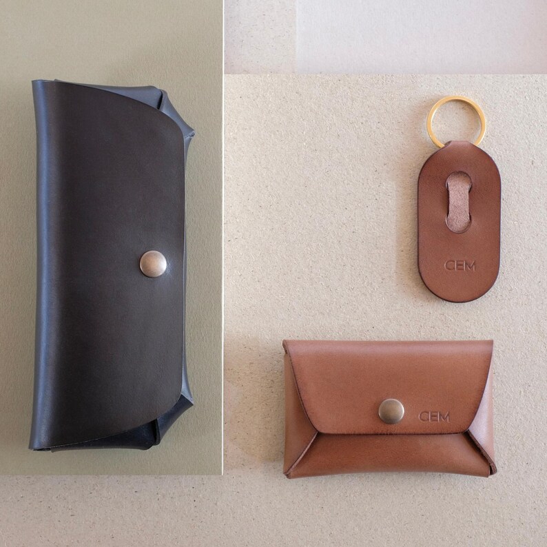 Minimalist Wallet Handmade From Italian Leather: Slim Card Holder ...
