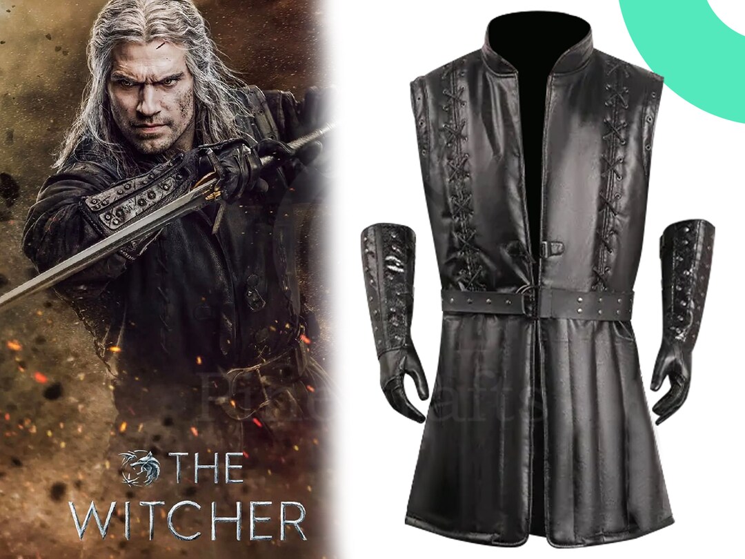 Witcher 3 Geralt of Rivia Cosplay Vest and Wrist Band for Halloween ...