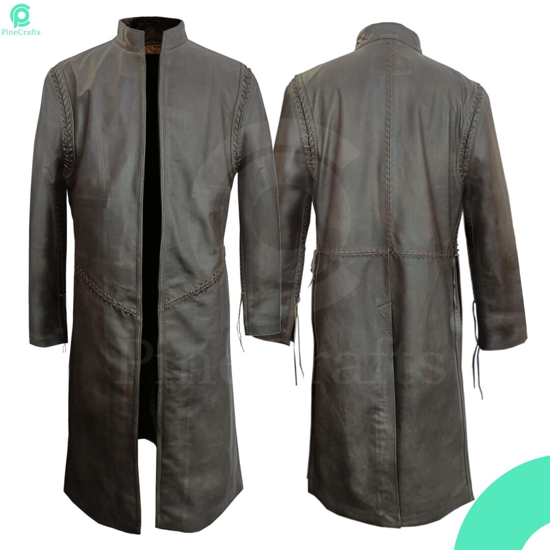 Aragor Duster Coat Lord Rings Cosplay Strider Long Coat Handmade Aragor ...
