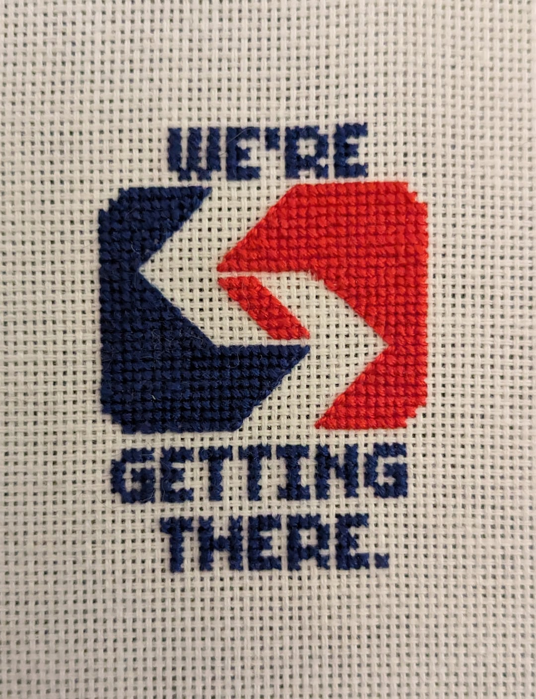 SEPTA We're Getting There Cross Stitch - Etsy