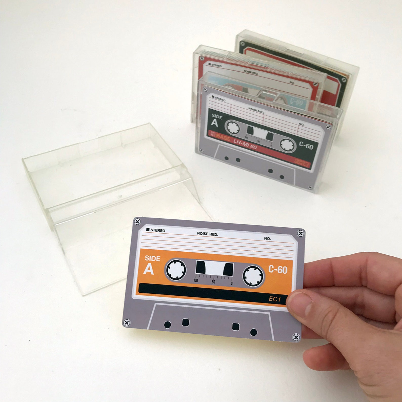 LIFESIZE Cassette Tape Stickers, *write Your Own Labels*, Choose Your ...