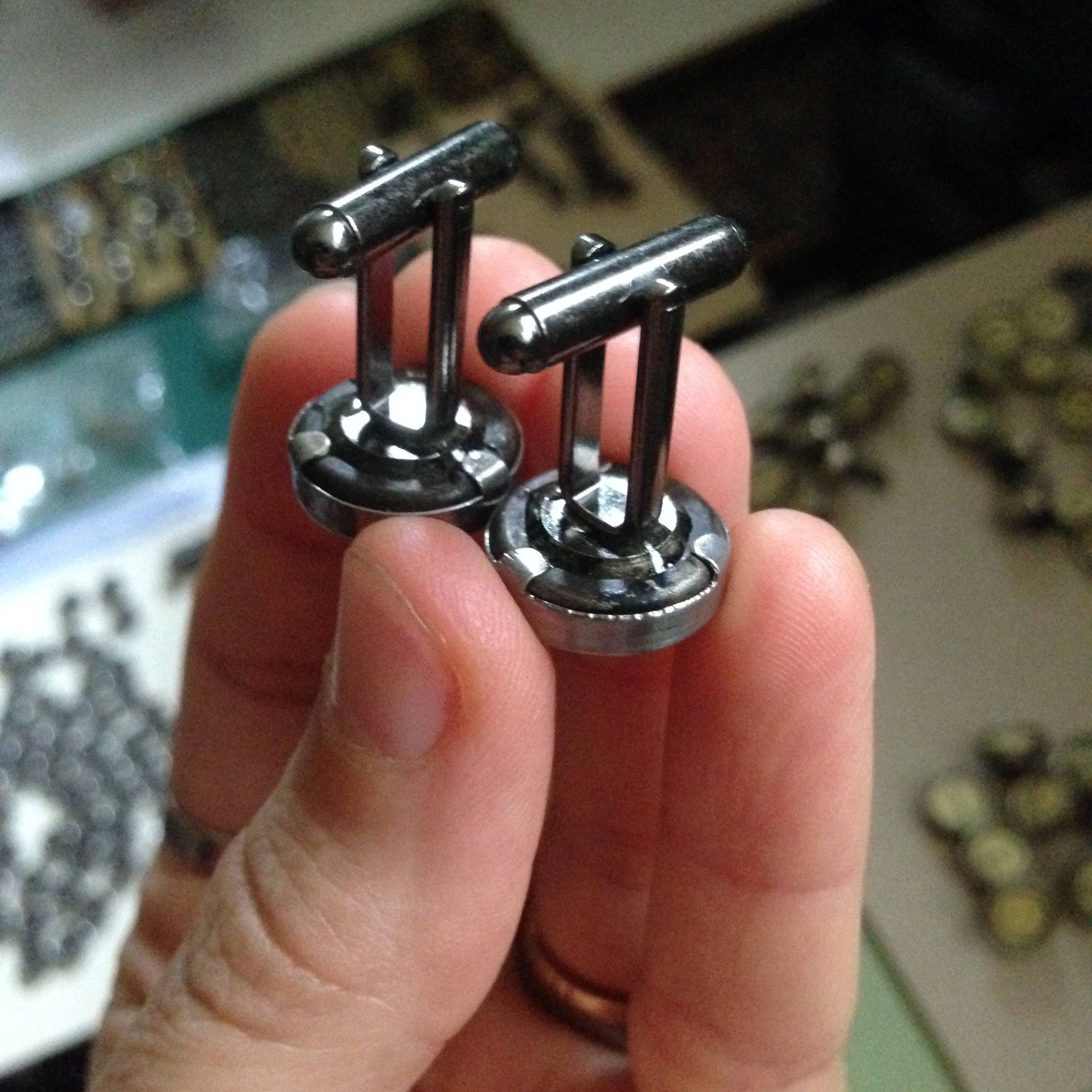 Cufflinks Made From Vintage Typewriter-keys CHOOSE YOUR OWN Letters ...