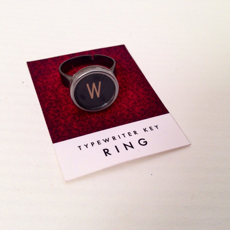 Typewriter Key Ring - Etsy