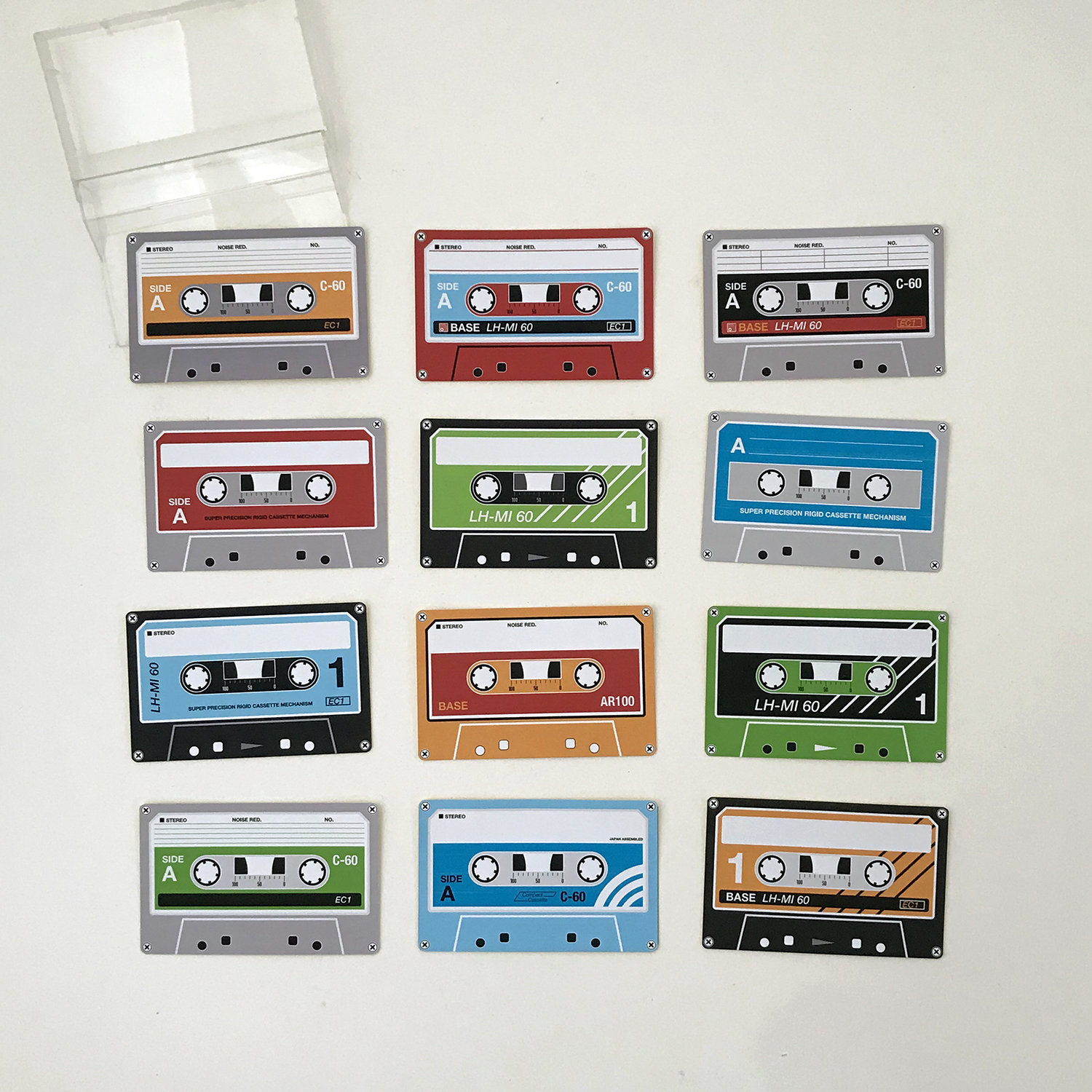 LIFESIZE Cassette Tape Stickers, *write Your Own Labels*, Choose Your ...