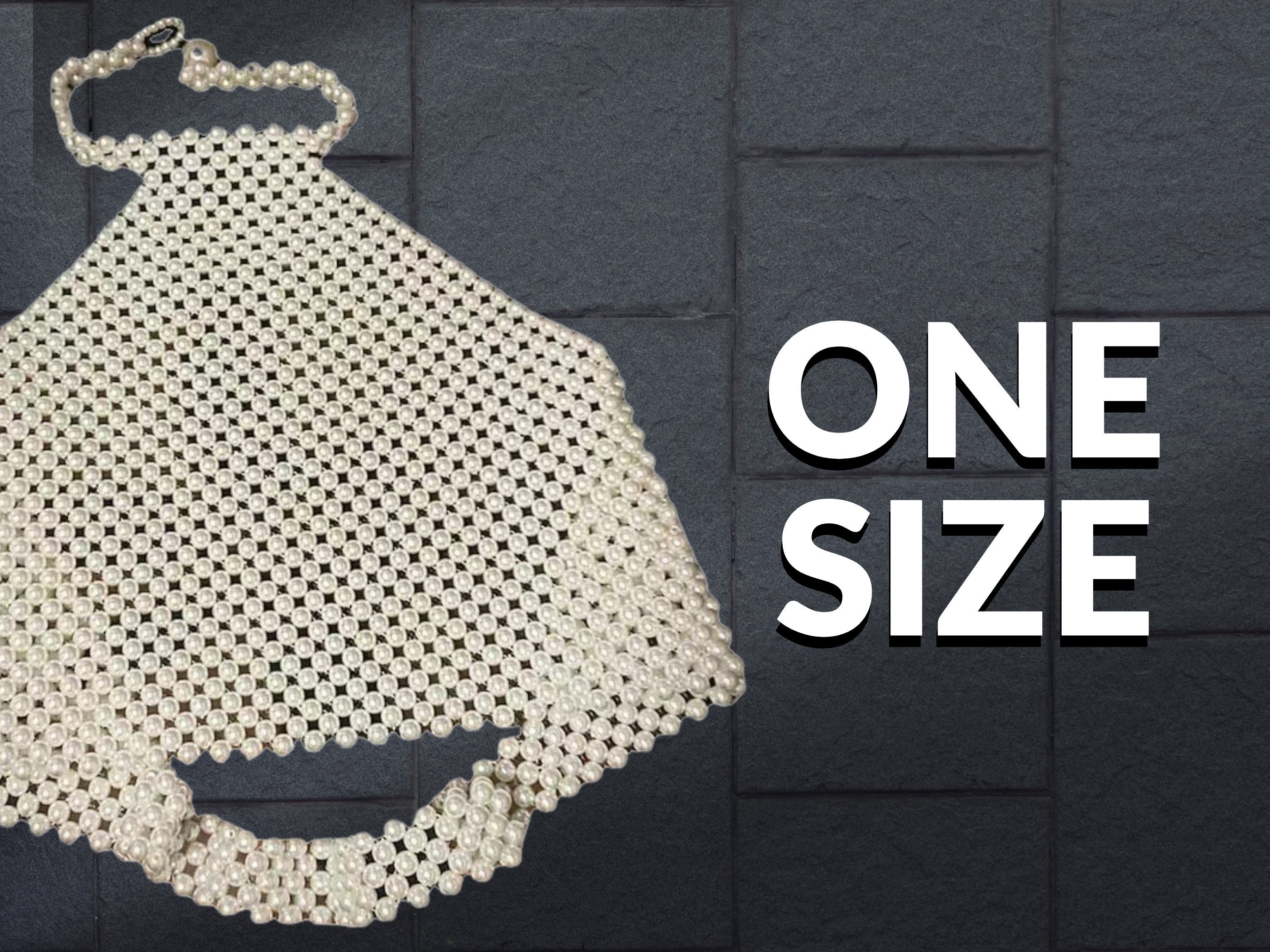 Beaded Crop Top Pearl Tank Fashion White Camisole Clothing Casual ...