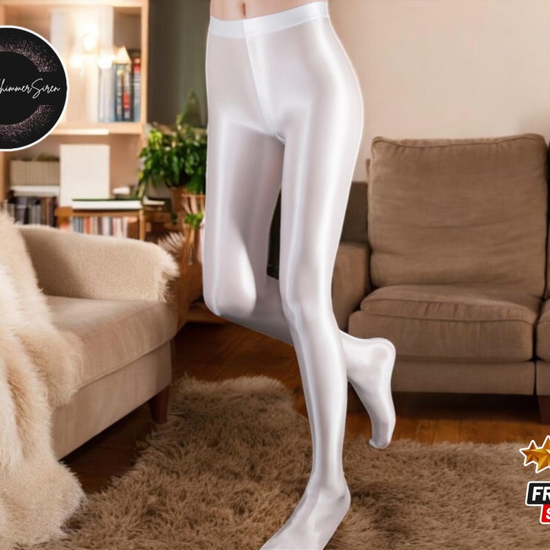 Wet Look Pantyhose - Etsy