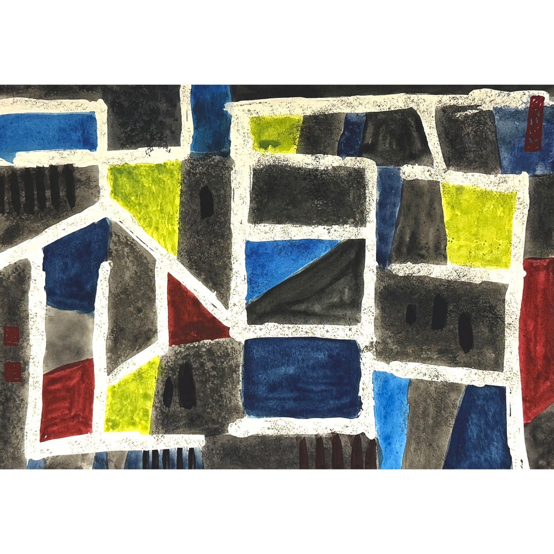 Original Contemporary Chinese Calligraphy Artwork A4 Painting 2025 Fine ...