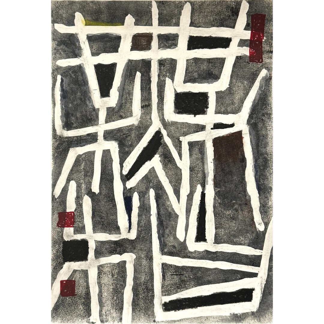 Original Contemporary Chinese Calligraphy Artwork A4 Painting 2025 Fine ...