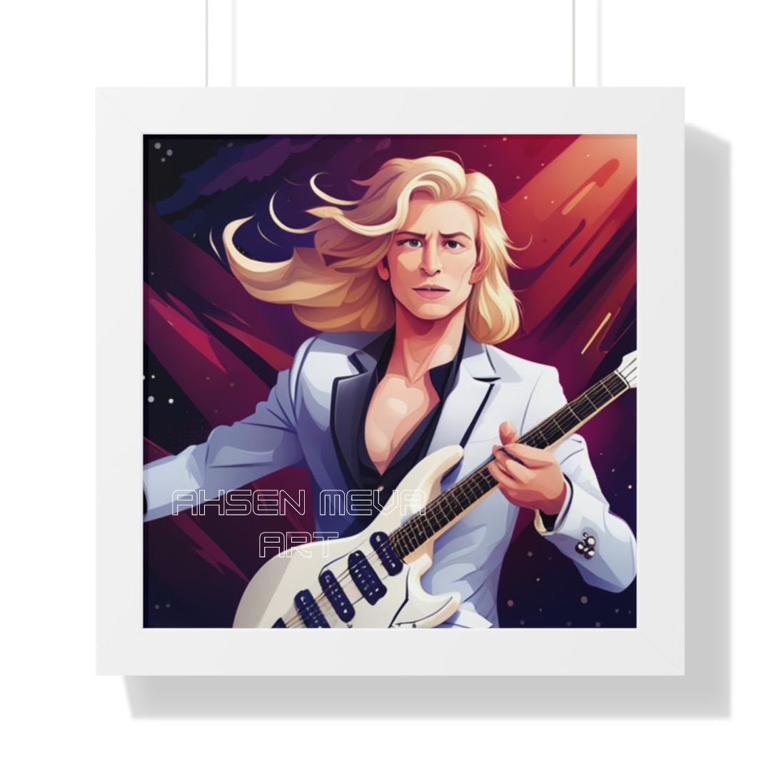 American Rockstar Print Guitar Digital Download Art Printable Wall Art ...