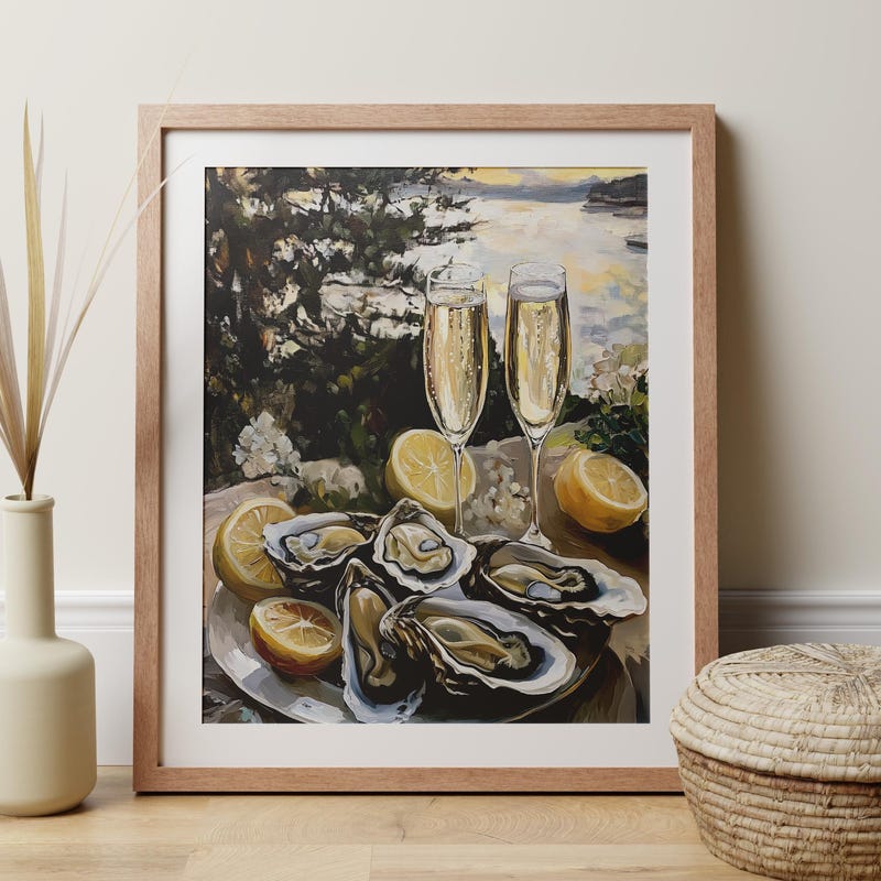Valentines Oyster Art - Etsy UK