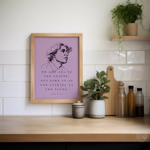 Oscar Wilde Typewriter Quote Wall Art Print Literary Gift for English ...