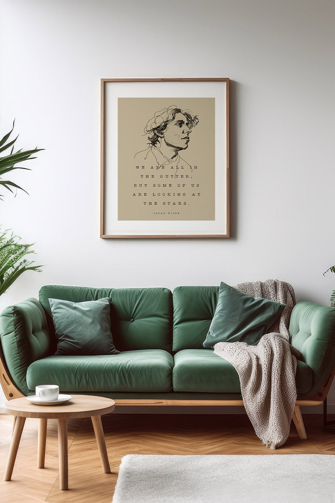 Oscar Wilde Typewriter Quote Wall Art Print Literary Gift for English ...
