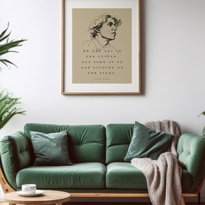 Oscar Wilde Typewriter Quote Wall Art Print Literary Gift for English ...