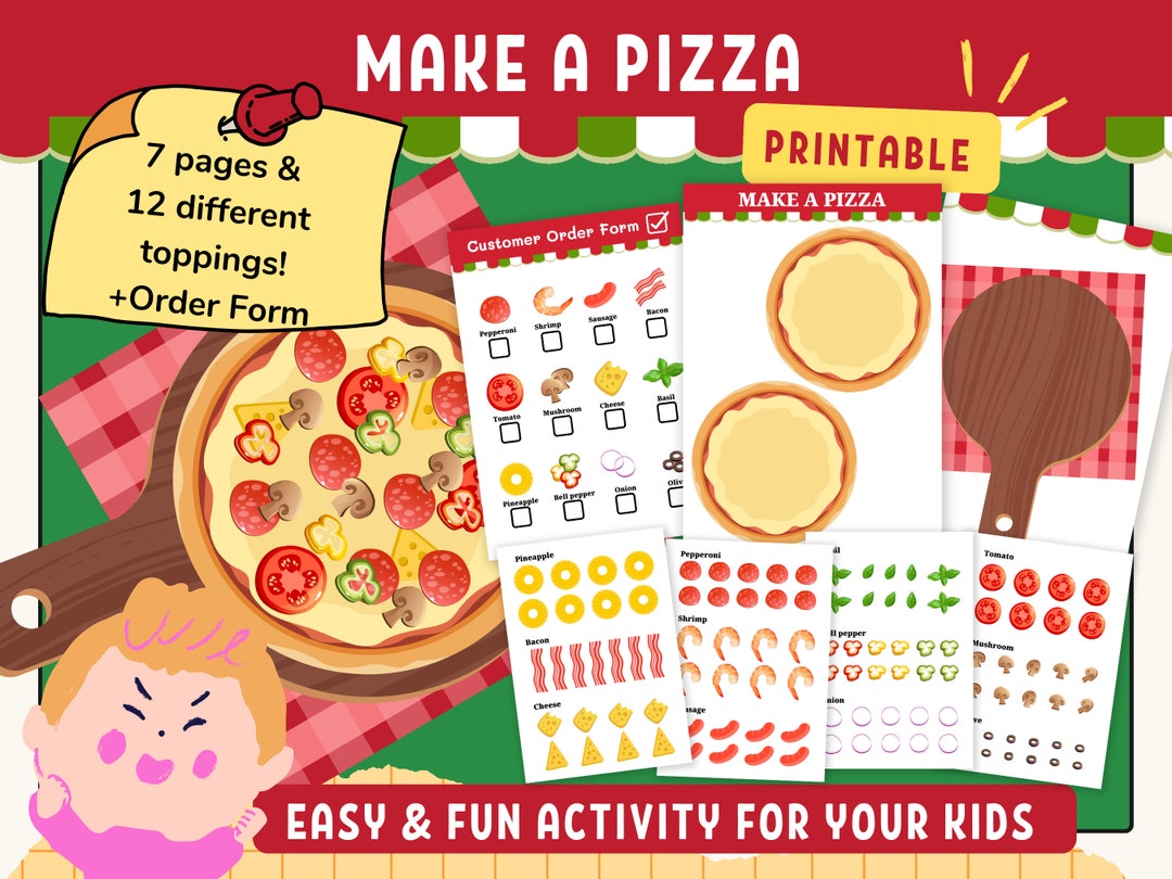 Let's Make Pizza! 12 Tasty Toppings for Kids to Customize Their Own ...