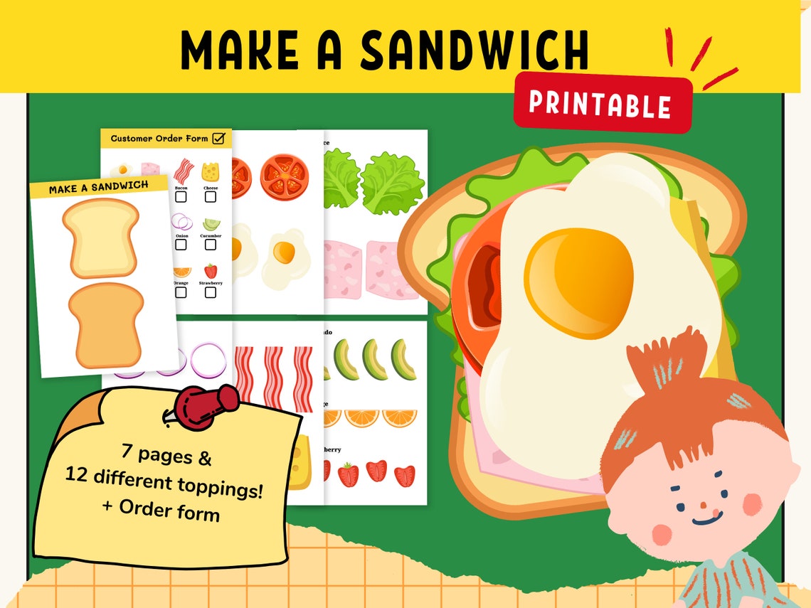Let's Make Sandwich! 12 Tasty Toppings for Kids to Customize Their Own ...