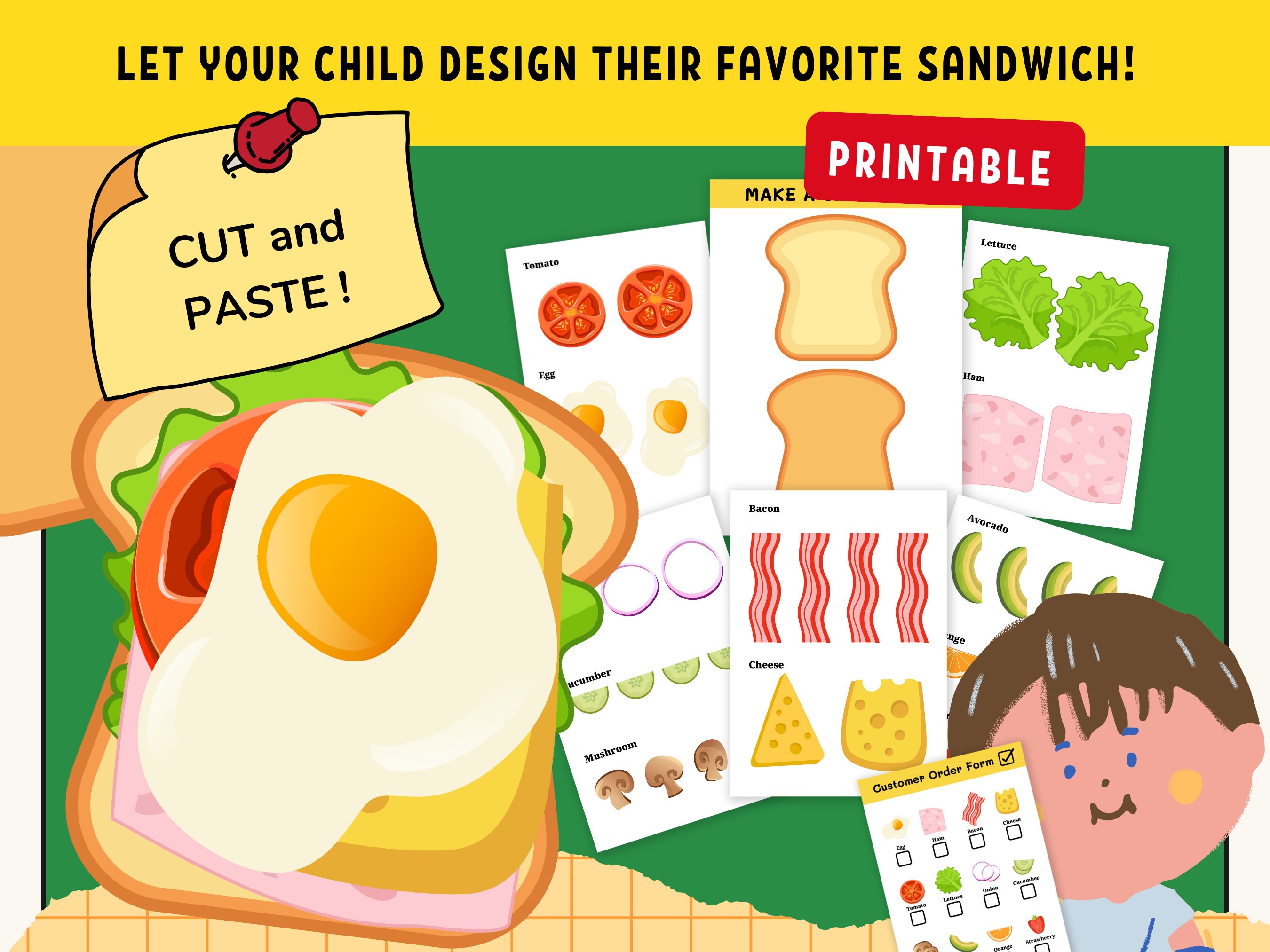 Let's Make Sandwich! 12 Tasty Toppings for Kids to Customize Their Own ...