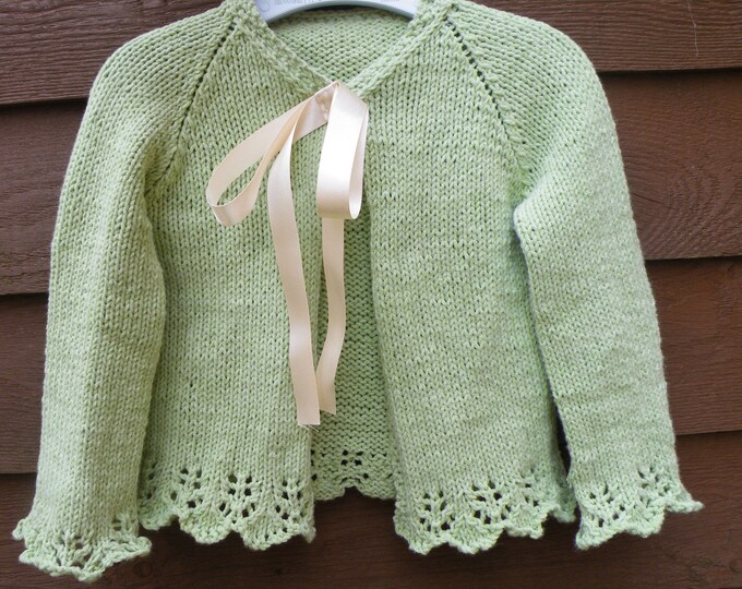 Pevensey Little Girls Cardigan Knitting Pattern PDF - Etsy