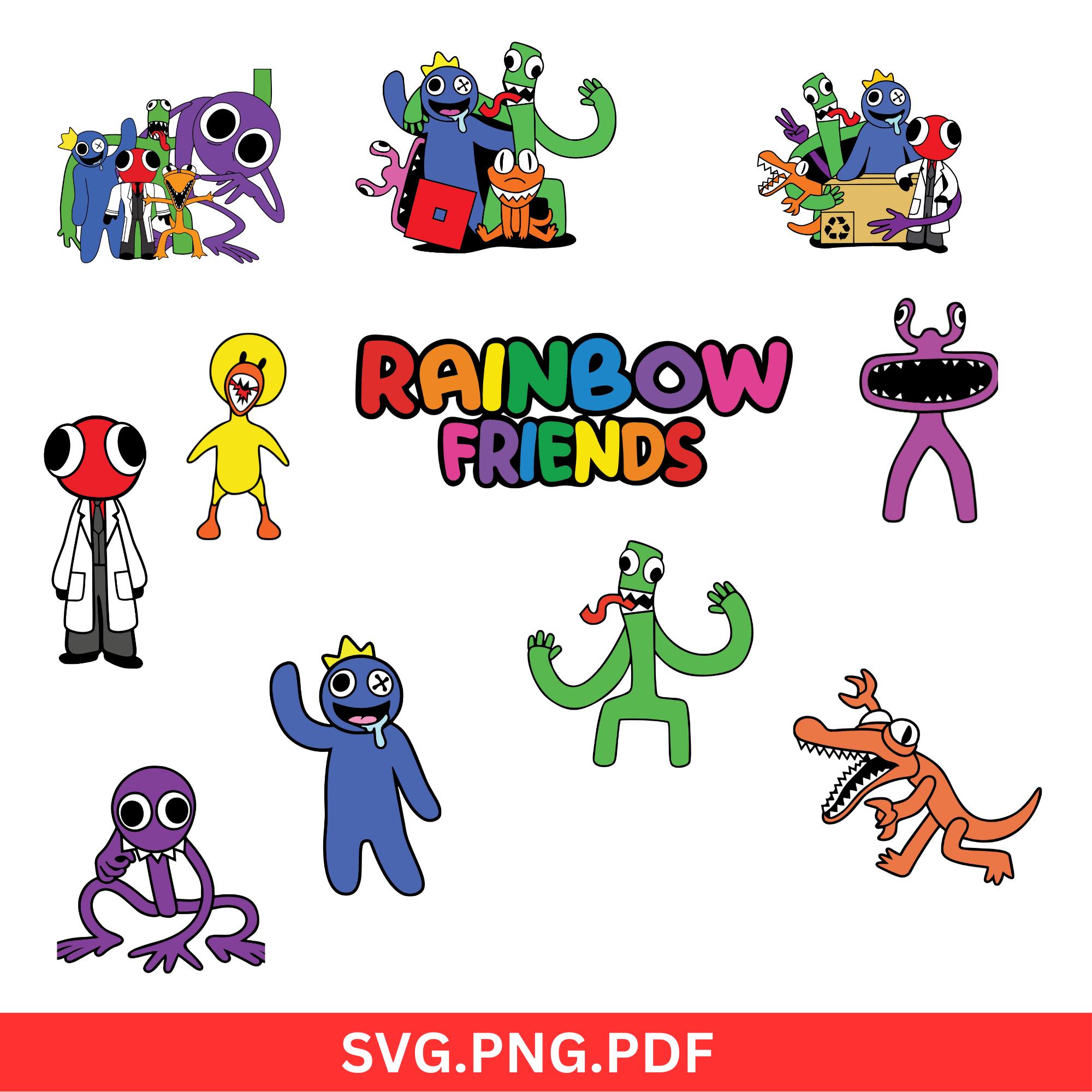 Bundle Rainbow Friend Svg, Rainbow Friend Svg, Rainbow Friend SVG and ...