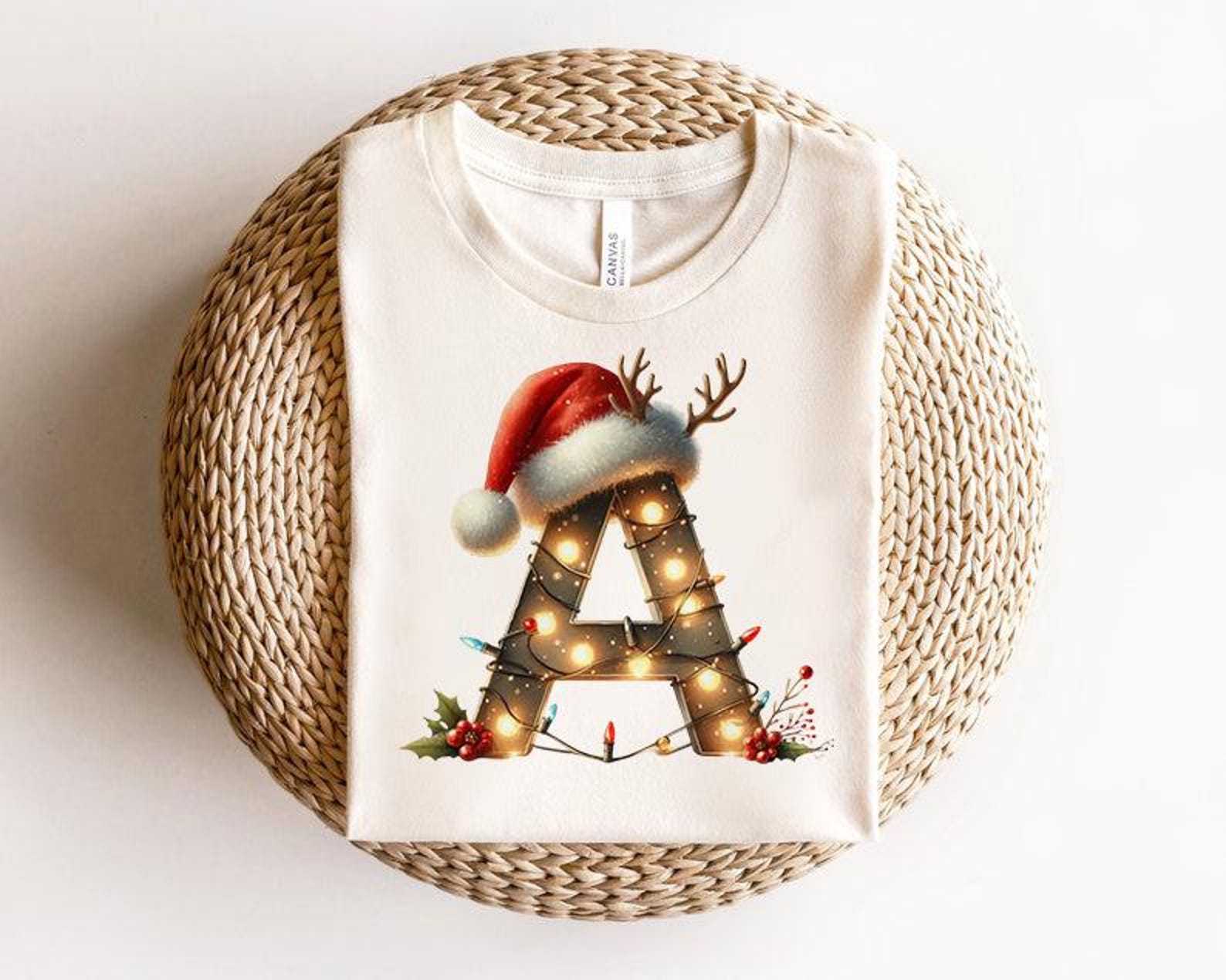 Christmas Alphabet Clipart Bundle, Christmas Letter, Christmas Alphabet ...