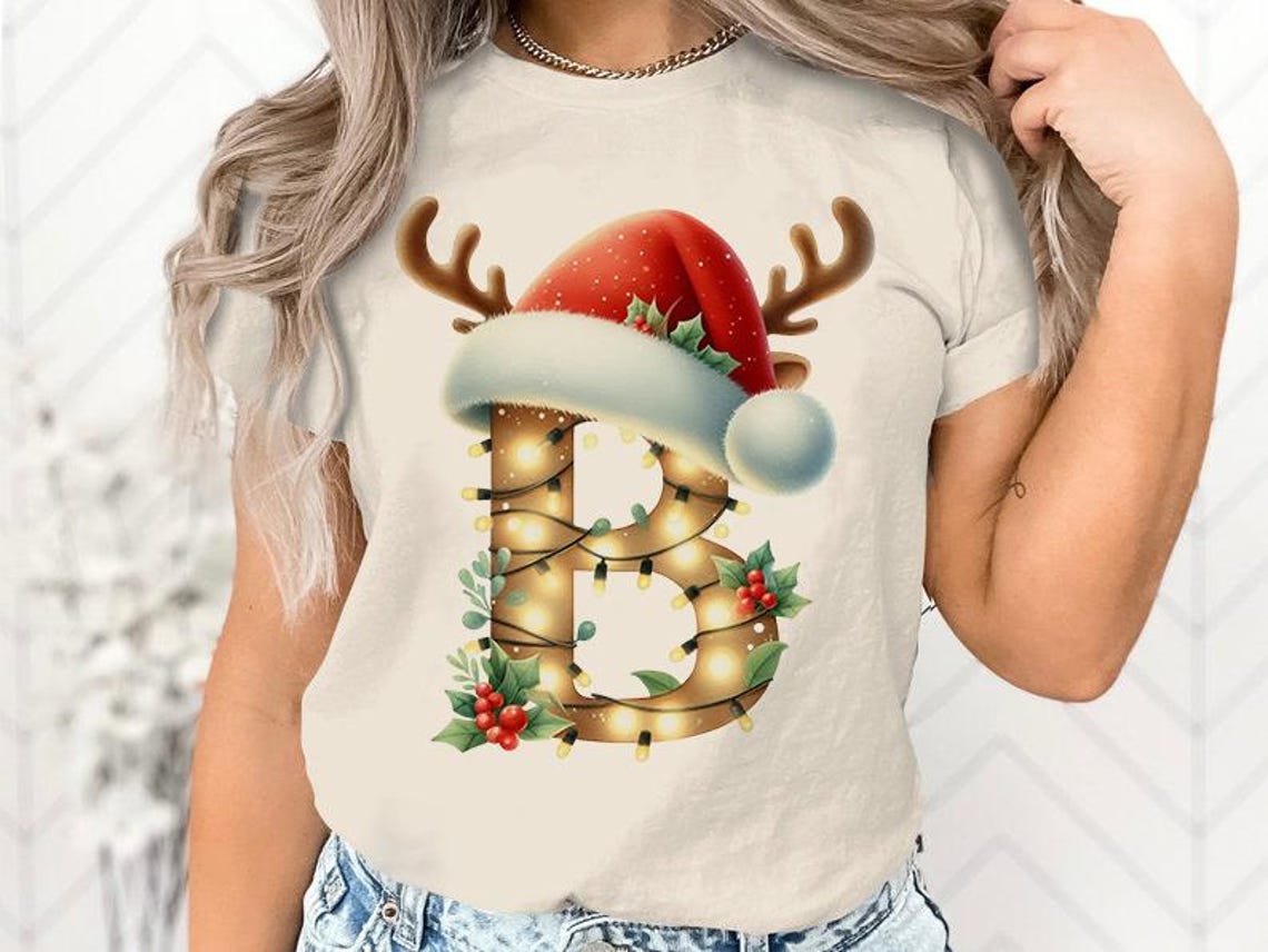 Christmas Alphabet Clipart Bundle, Christmas Letter, Christmas Alphabet ...