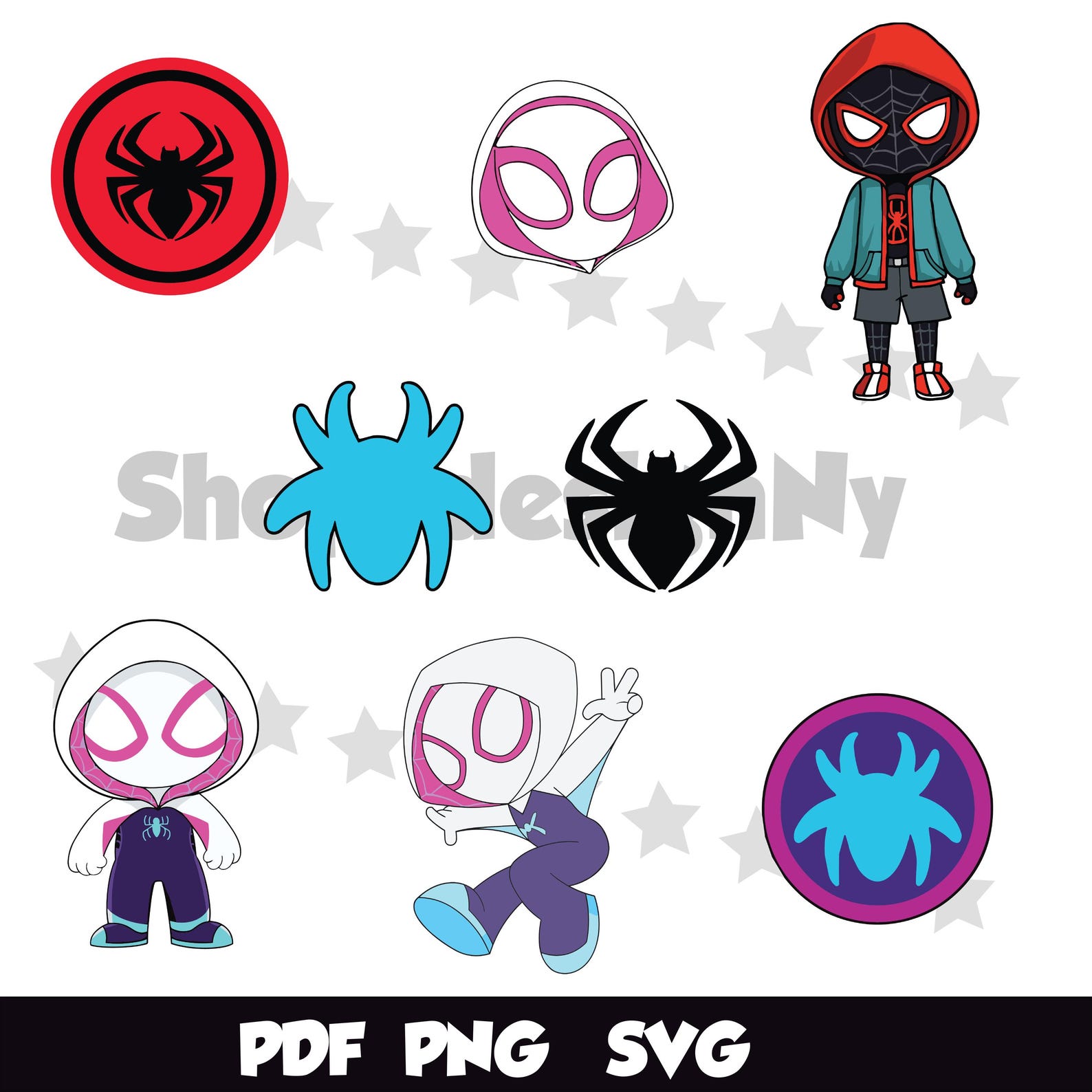 Clipart, Spidey and His Amazing Friends, Ghost Spider, Spider Gwen ...