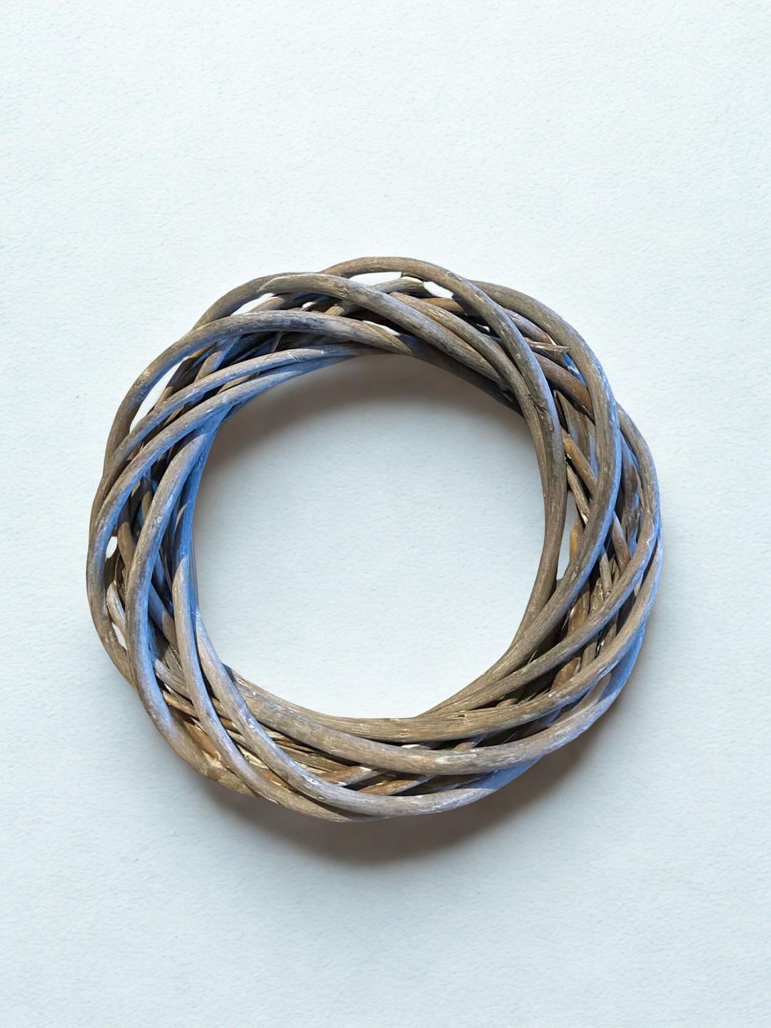Grey Willow Wicker Wreath Ring - 20cm DIY Craft Base - Etsy