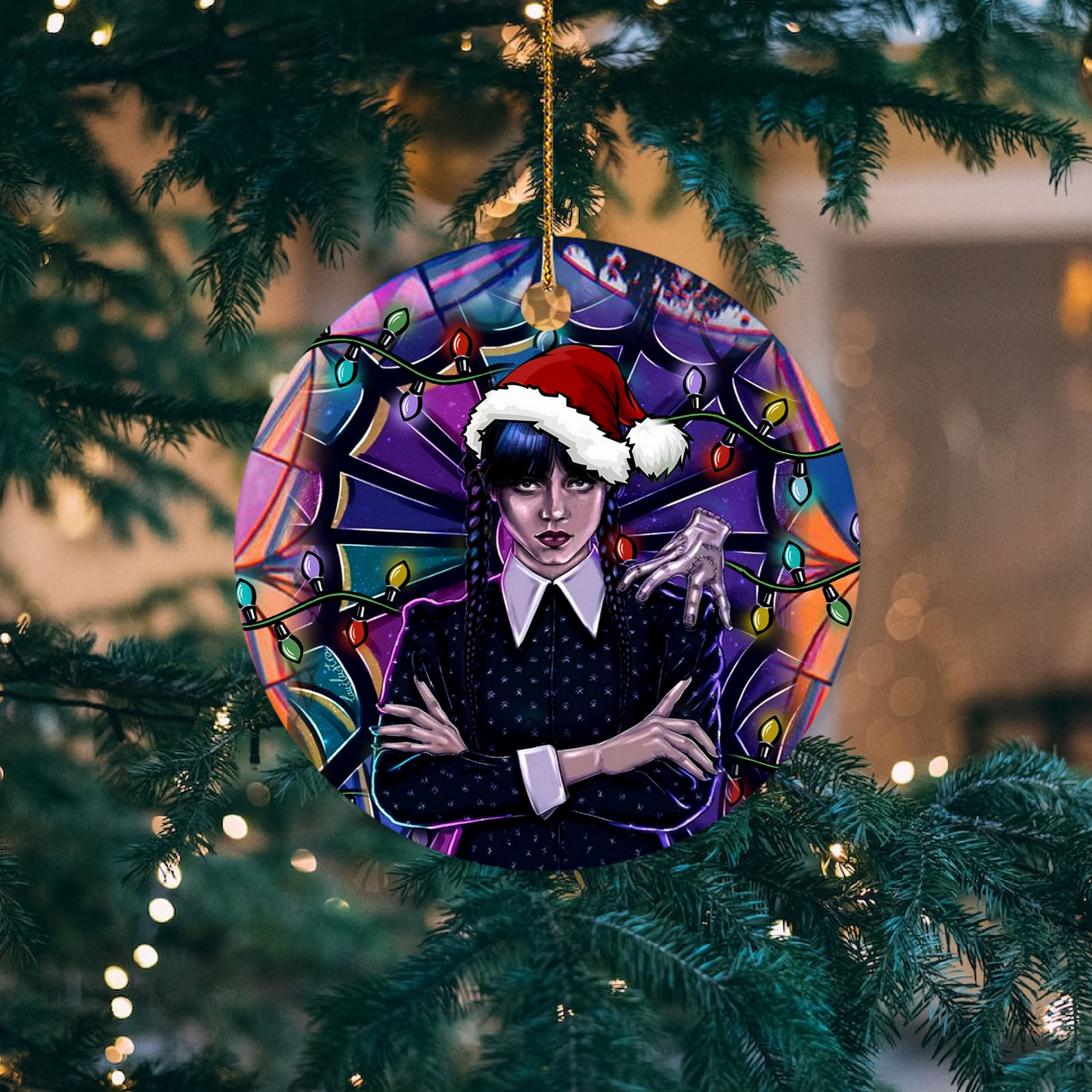 Wednesday Addams Ornament 2023 Christmas Ornament Kids - Etsy